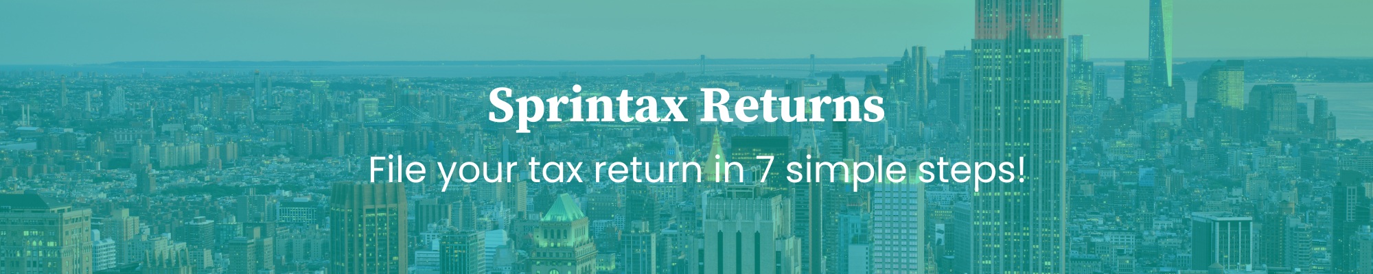 Sprintax Returns | 7 Steps to File